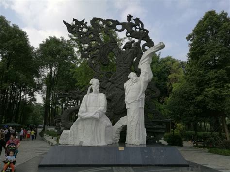 李白杜甫雕像 甫 白的诗 文秘苑图库