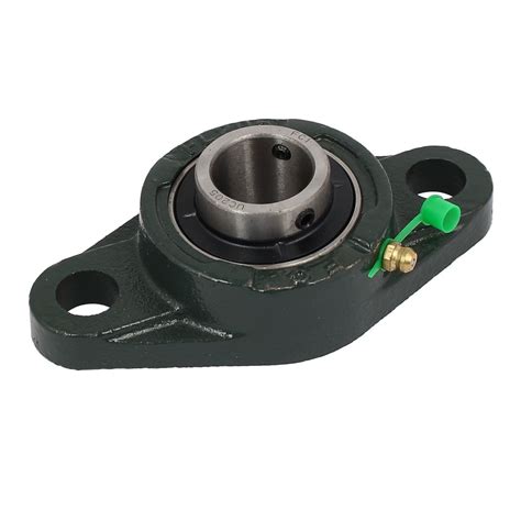 FL205 Metal Flange Pillow Block Mounted Bearing 130mm Long 20mm Inner ...