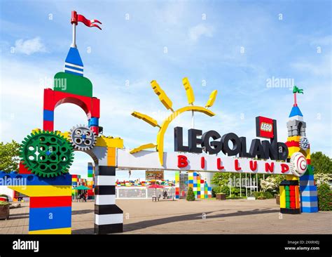 Entrance Gate Of The Original Legoland Park In Billund Denmark First