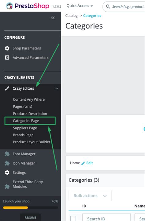How To Edit Categories Page With Crazyelements Classydevs