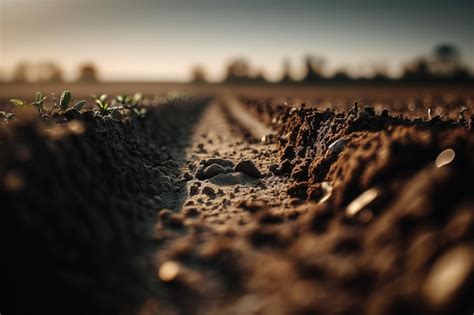 Premium Photo Plowed Land Of An Agricultural Field Ready For Planting