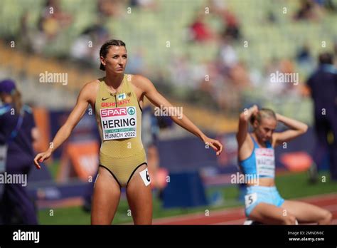 Christina Hering Participating In The 800 Meters Of The European Athletics Championships In