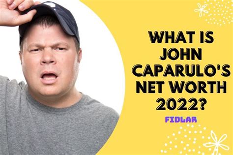 what is john caparulo net worth 2023 overview interview fidlar