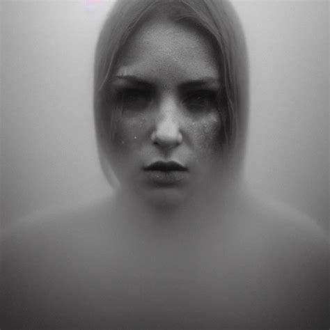Rope Woman Wet Dream Fear Scream Fog Full Body Naked Hot Tits