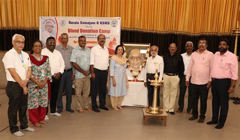 Blood Donation Camp 2025 Kerala Samajam Model School