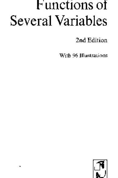 Download Functions Of Several Variables By Wendell Fleming