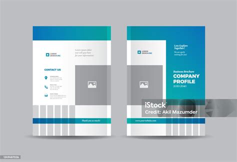 Desain Sampul Brosur Bisnis Atau Laporan Tahunan Dan Sampul Profil Perusahaan Atau Sampul Buklet