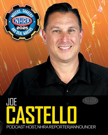 Joe Castello Podcast Host And Nhra Reporterannouncer Nhra