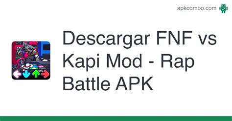 Fnf Vs Kapi Mod Rap Battle Apk Android Game Descarga Gratis