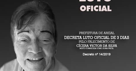 Prefeitura Decreta Luto Oficial Pela Morte De “dona Preta” Prefeitura