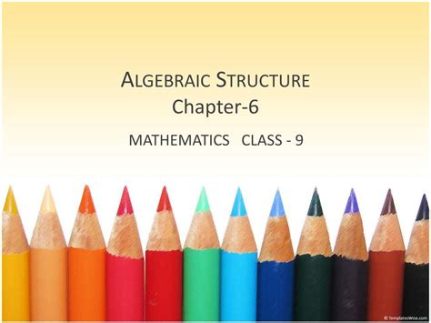 Ppt Algebraic Structure Chapter 6 Powerpoint Presentation Free Download Id 5740409