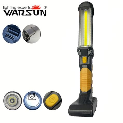 Warsun Dj60 1500 Lumen Cob Led Working Light Usb Type C Rechargeable