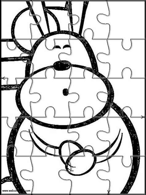 Bruno y los bananamigos Puzzles Recortables para Niños 4