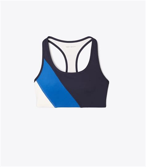 Color Block Racerback Bra Women S Designer Sports Bras Tory Sport