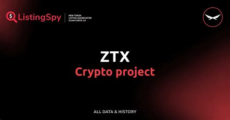 Ztx Crypto Project Ztx Token Listings Events Analysis Listingspy