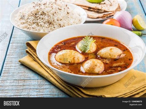 Egg Curry Rotichapati Image And Photo Free Trial Bigstock