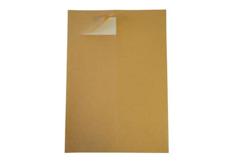 Kraft Printer Labels 14 Per Sheet Round Corners Priory Direct