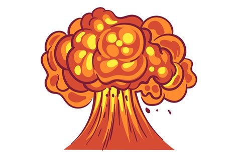 Atomic Bomb Explosion Drawing