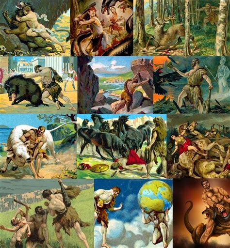 Greek Mythology Twelve Labors Of Hercules