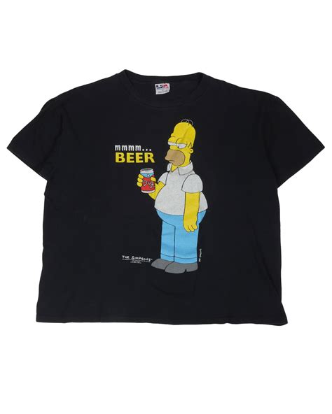 Vintage Homer Simpson Mmmbeer T Shirt Justin Reed