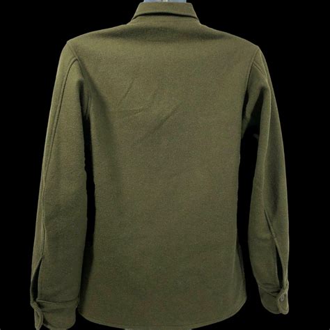 Us Military Wool Shirt Army Cold Weather Size Small New 1978 Vintage