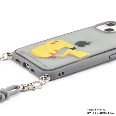 iPhone Case 14 13 with Strap IIIIfit Loop Pikachu Pokémon Meccha Japan