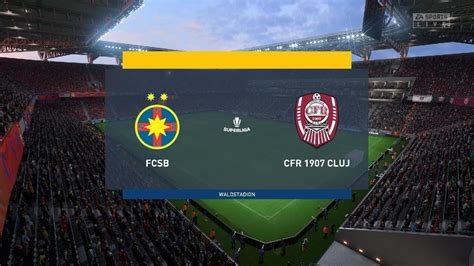 FCSB Vs CFR Cluj Superliga 6th August 2023 Full Match EAFC 24 PS5 4K HDR YouTube