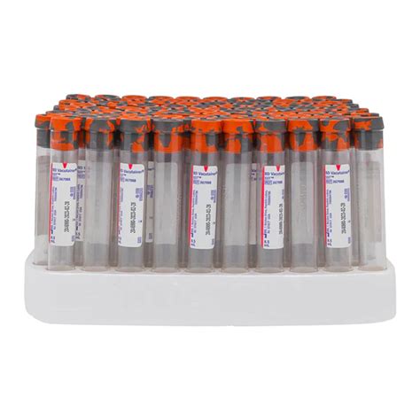 Bd Vacutainer Sst Tubes 16 X 100 Mm 85ml Conventional Paper Label