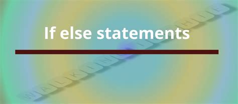 Java If Else Statement Walking Techie