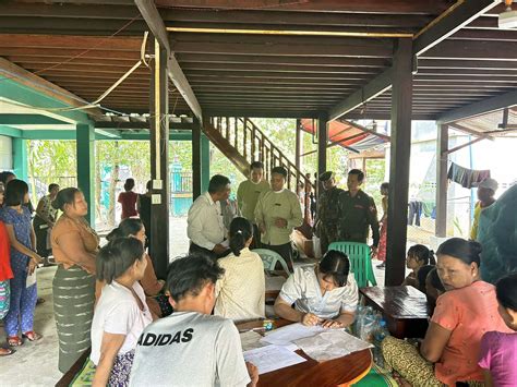 ပေါင်မြို့နယ်တွင် လူဦးရေစာရင်း မှန်ကန်စေရေးအတွက် မြေပြင်ကွင်းဆင်း