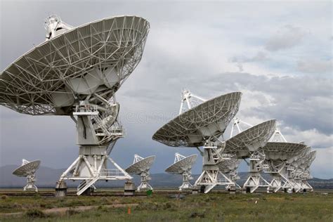 Radio Telescopes Vla Array Stock Image Image Of Communication 130666009