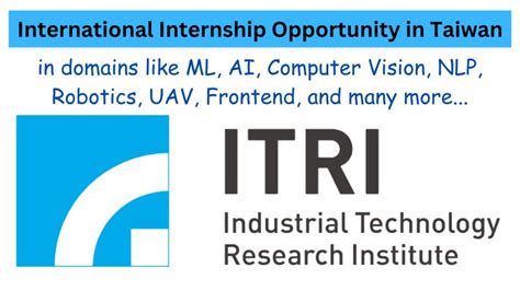 Research Internship Opportunity Taiwan Opportunities Learning