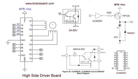 Uln2003a Darlington Transistor Array Circuit Examples