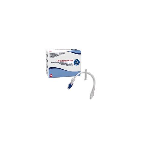 Dynarex 7060 Iv Extension Set With Needlefree Ll Connector 6 Length