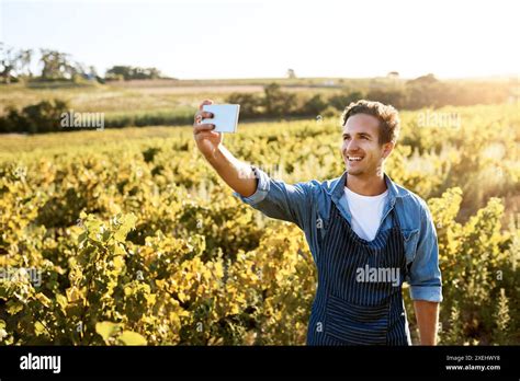 Man Agriculture Or Social Media For Selfie Or Happy Profile Picture