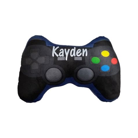 Game Controller Shaped Gaming Personalised Cushion T Etsy