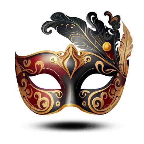 Máscara De Carnaval Preta E Dourada PNG Mascara De Carnaval Preto E Dourado Carnaval Imagem
