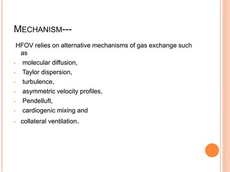 High Frequency Oscillatory Ventilation Basics Pptx