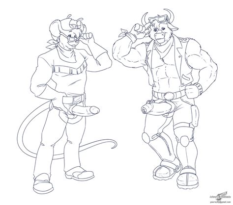 Rule 34 Anthro Biker Mice From Mars Bovine Cattle Clothed Clothing