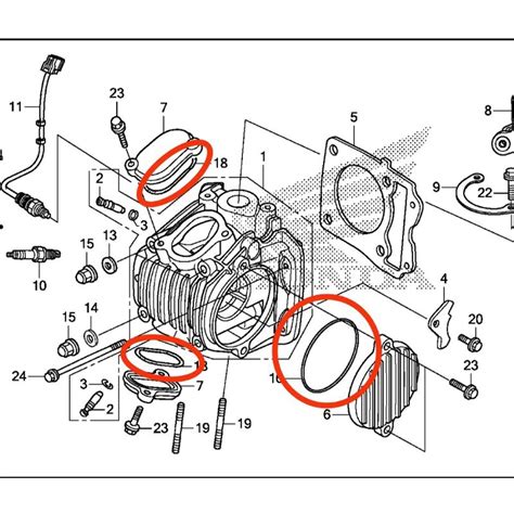 Honda Xrm Engine Parts Diagram Honda Motorcycle 43 Off