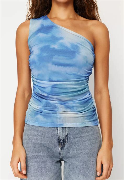 Buy Trendyol One Shoulder Top Online Zalora Malaysia