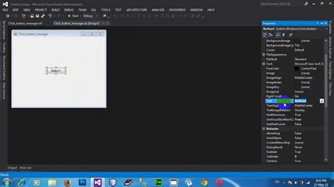 How To Click Button Message In VB NET YouTube