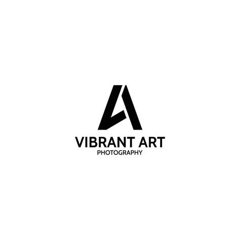 Abstract Initial Letter V And A Logo In Black Color Isolated In White