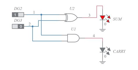 Hausing Xor And And Multisim Live