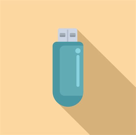 Premium Vector Flat Design Usb Flash Drive Illustration