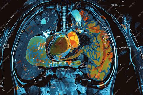 Premium Photo Annotated Ct Scan Of The Abdomen For Liver Tumor D