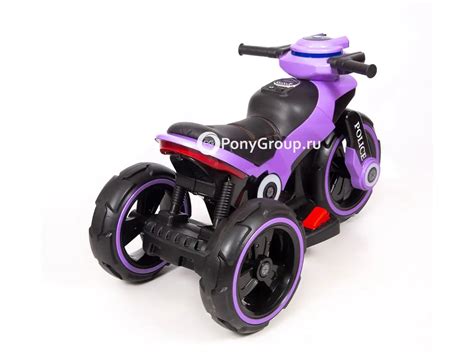 Детский мотоцикл Y-MAXI Police YM 198 с кожаным сиденьем купить ...