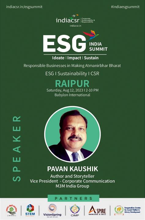 India Csr Network On Linkedin Indiaesgsummit Esg Environment