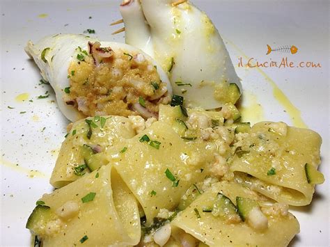 Mezzi Paccheri Con Calamari Ripieni In Bianco Da Il CucinAle Su