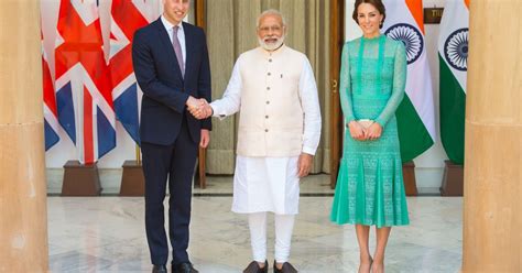 Prince William And Kate Middleton Lunch With Narendra Modi Time
